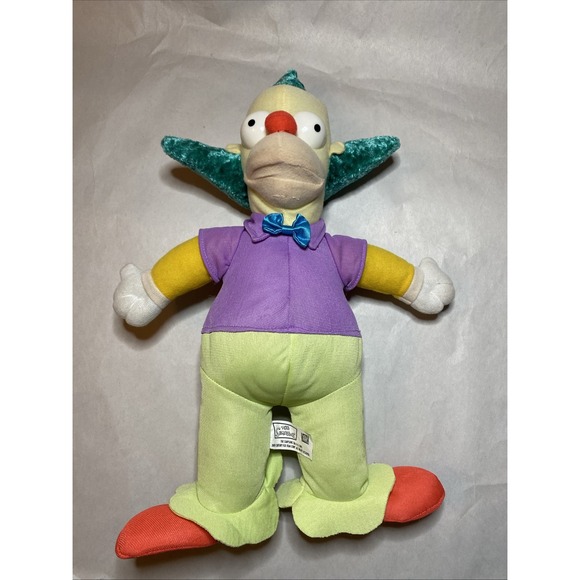 Toys | The Simpsons Krusty The Clown Plush 205 Nanco 20th Century Fox ...